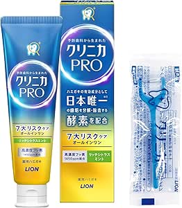Amazon.co.jp: Clinica PRO (Quasi Drug) All-in-One Toothpaste, Rich Citrus Mint, Toothpaste ...