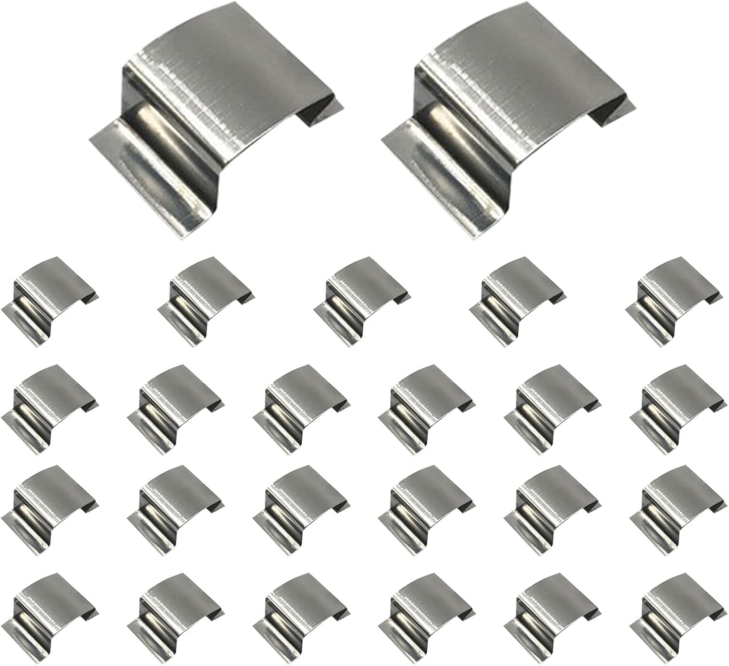 25PCS Stainless Steel ‘G' Clips for Greenhouse Glass Panes,Green House ...