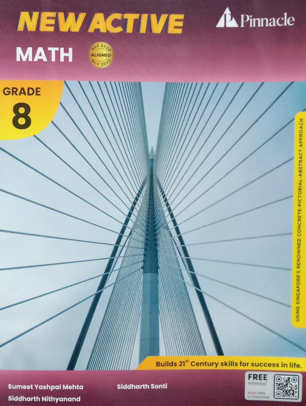 Pinnacle New Active Math Class 8 : Pinnacle: Amazon.in: Books