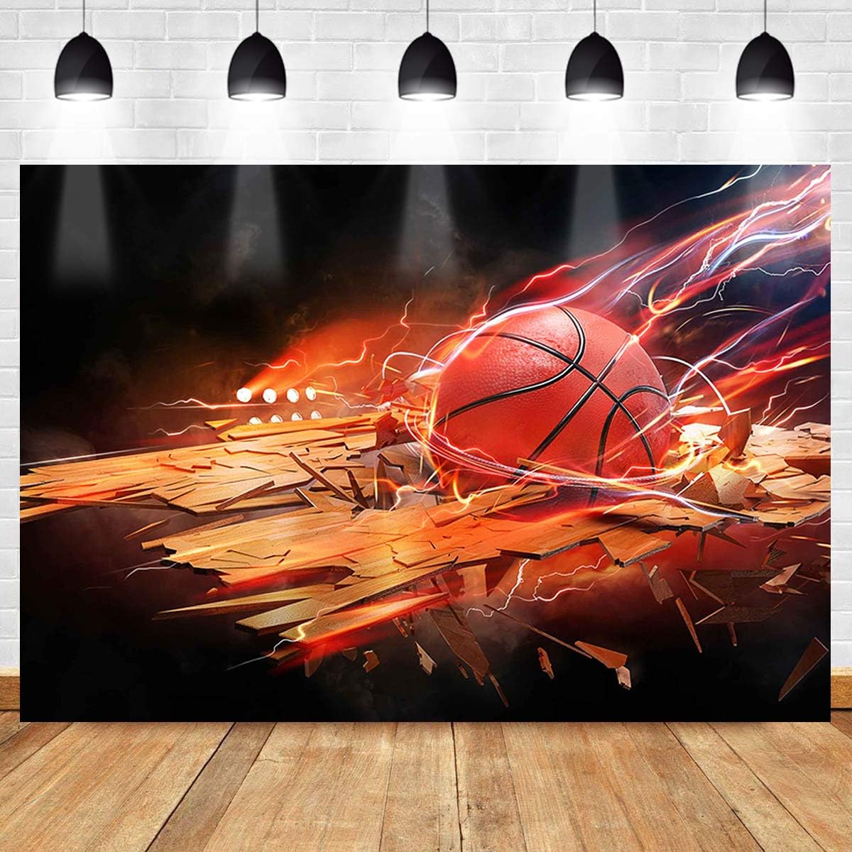 Amazon.com : Avezano Basketball Backdrop Basketball Theme Birthday ...
