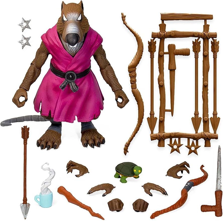 Amazon.com: Super7 ULTIMATES! Teenage Mutant Ninja Turtles Splinter ...
