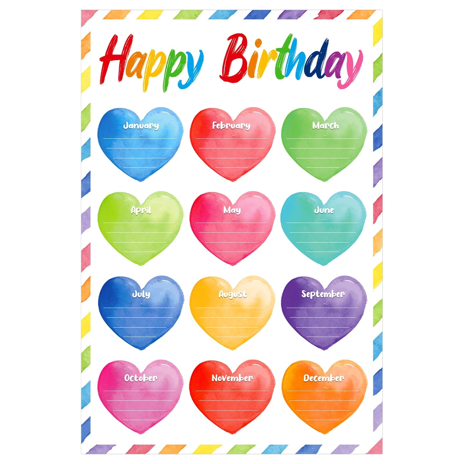 February Birthday Sign
