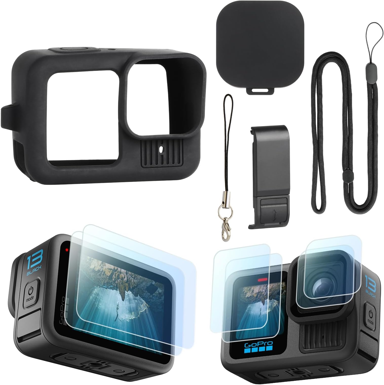 Amazon.com : Silicone Case Compatible with GoPro Hero 13 Black ...