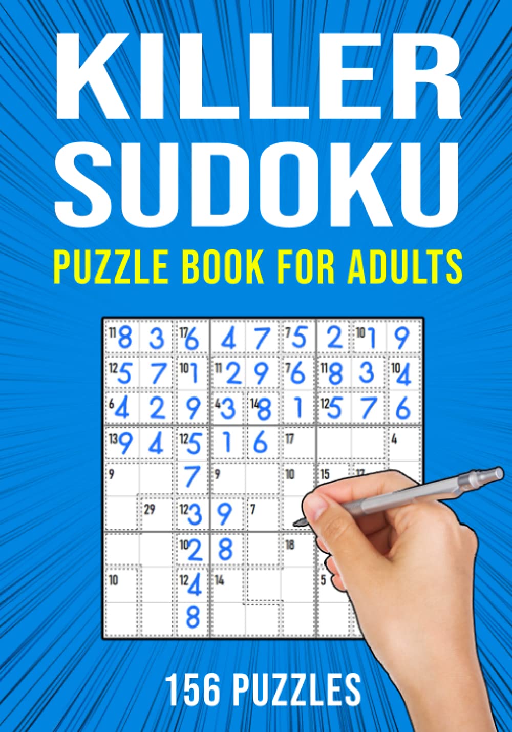 Killer Sudoku Puzzle Book for Adults: 156 Puzzles | Easy to Hard ...