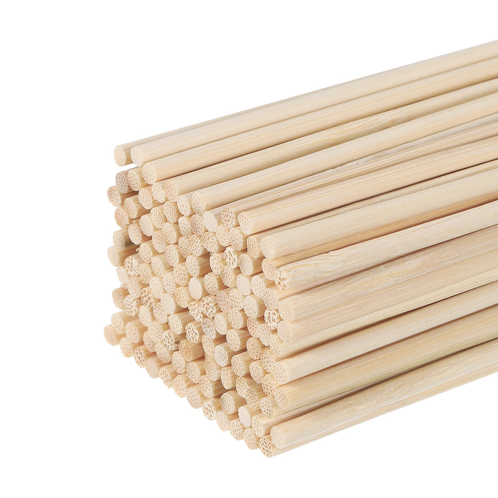 uxcell Wooden Dowel Rods,50cm/20 Round Dowel Rod Wood Sticks,3mm/0.12 ...