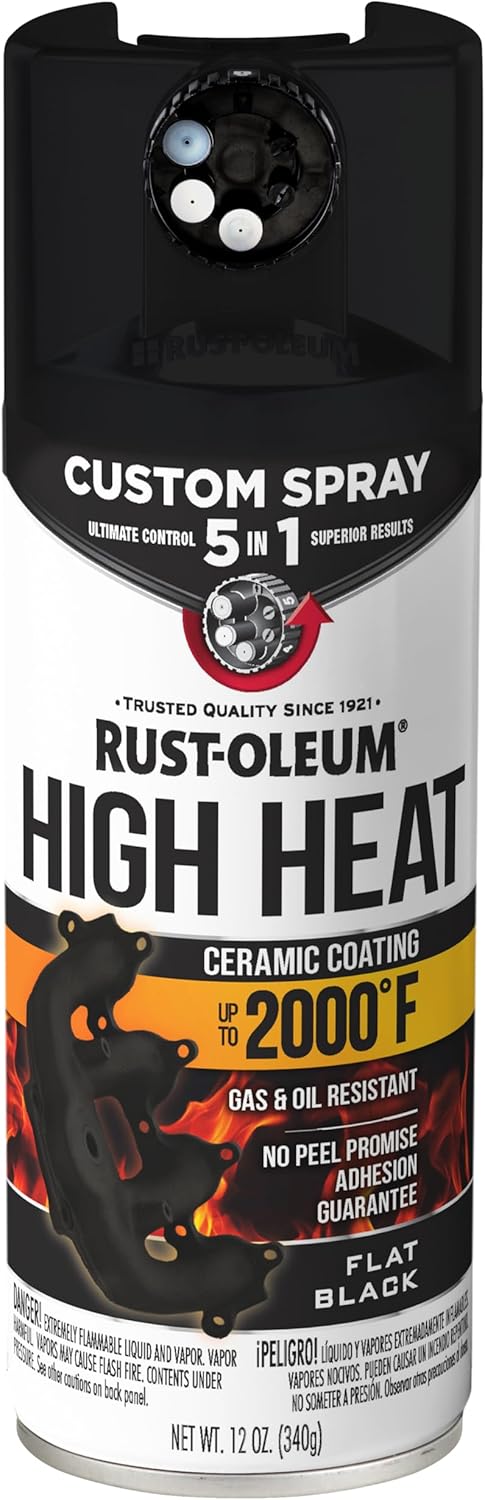 Amazon.com: Rust-Oleum Automotive High Heat Spray Paint Custom Spray 5 ...