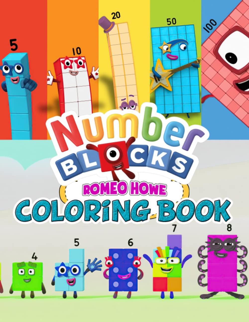 Numberblocks Coloring Book Coloring Book With Fun Easy And Relaxing ...