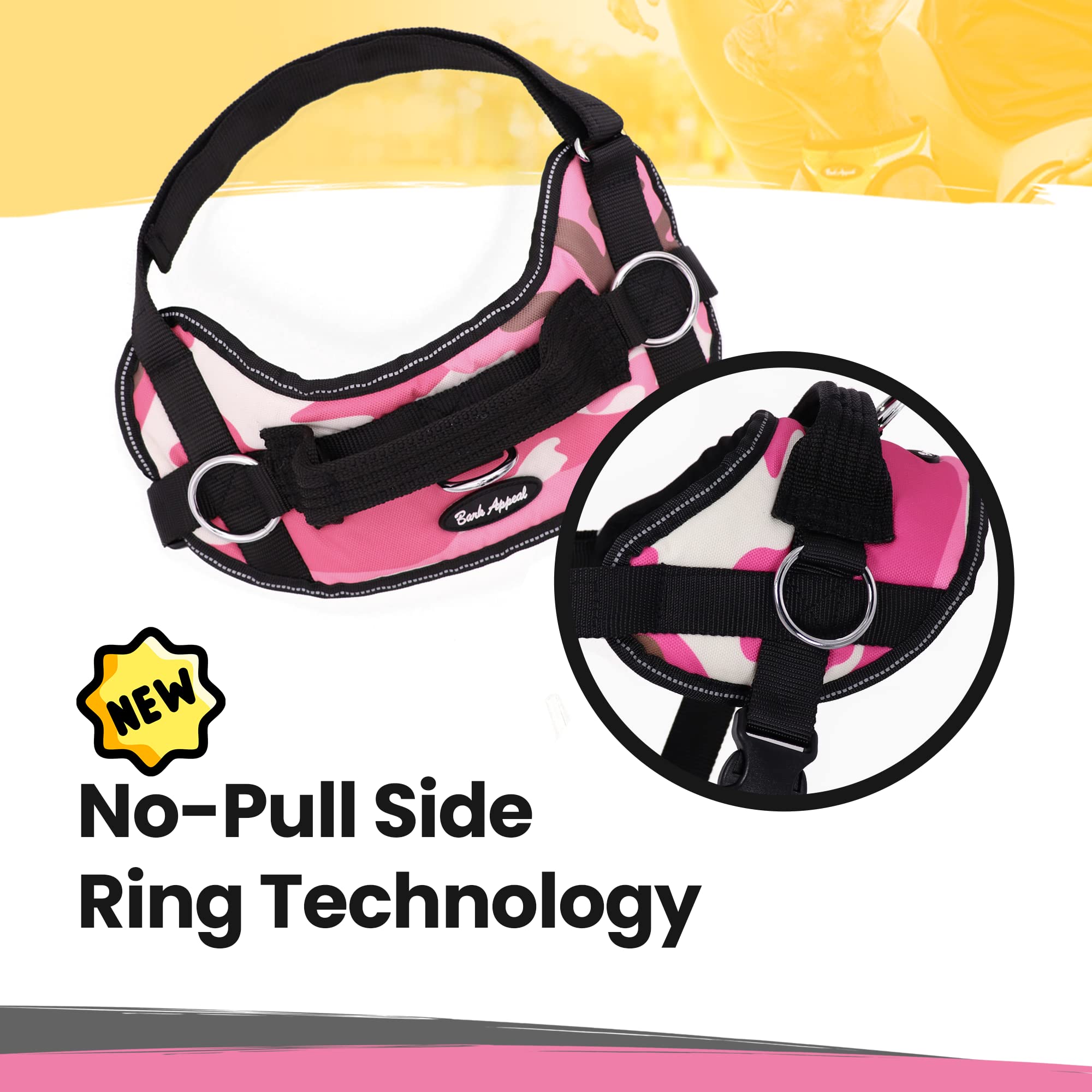Snapklik.com : Bark Appeal Dog Harness, No-Pull Pet Harness, Adjustable ...