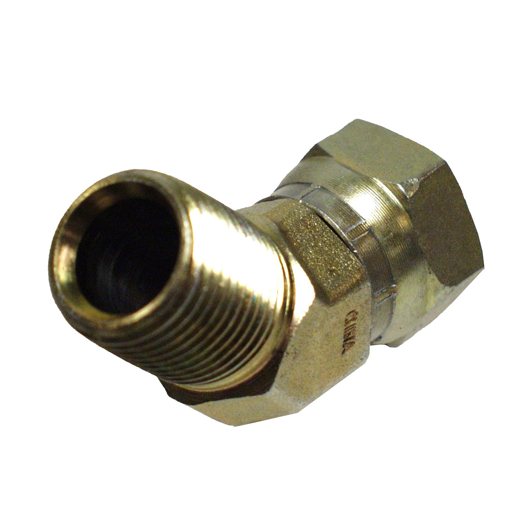 Apache 39005550 1/2" Male Pipe x 1/2" Female Pipe Swivel 45° Hydraulic ...