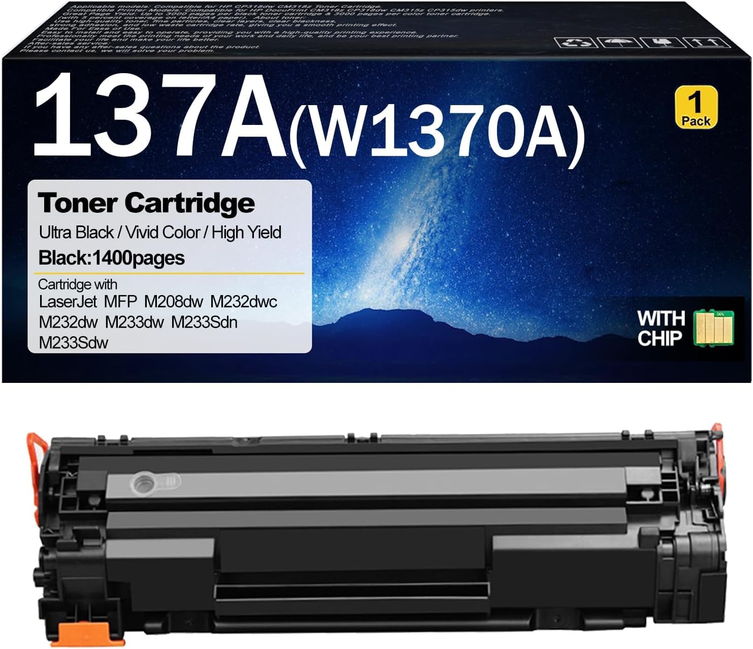 W1370A Toner Cartridges Compatible for HP 137A W1370A Toner Cartridge ...