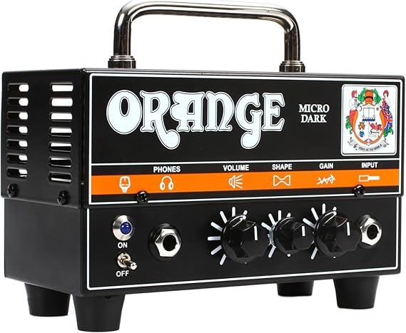 Amazon.com: Orange Micro Dark 20w Hybrid Guitar Amplifiier Amp Head ...
