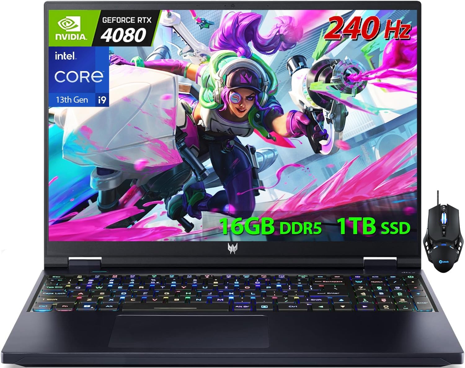 Amazon.com: acer 2024 Newest Predator Helios 16 Gaming Laptop, 16 ...