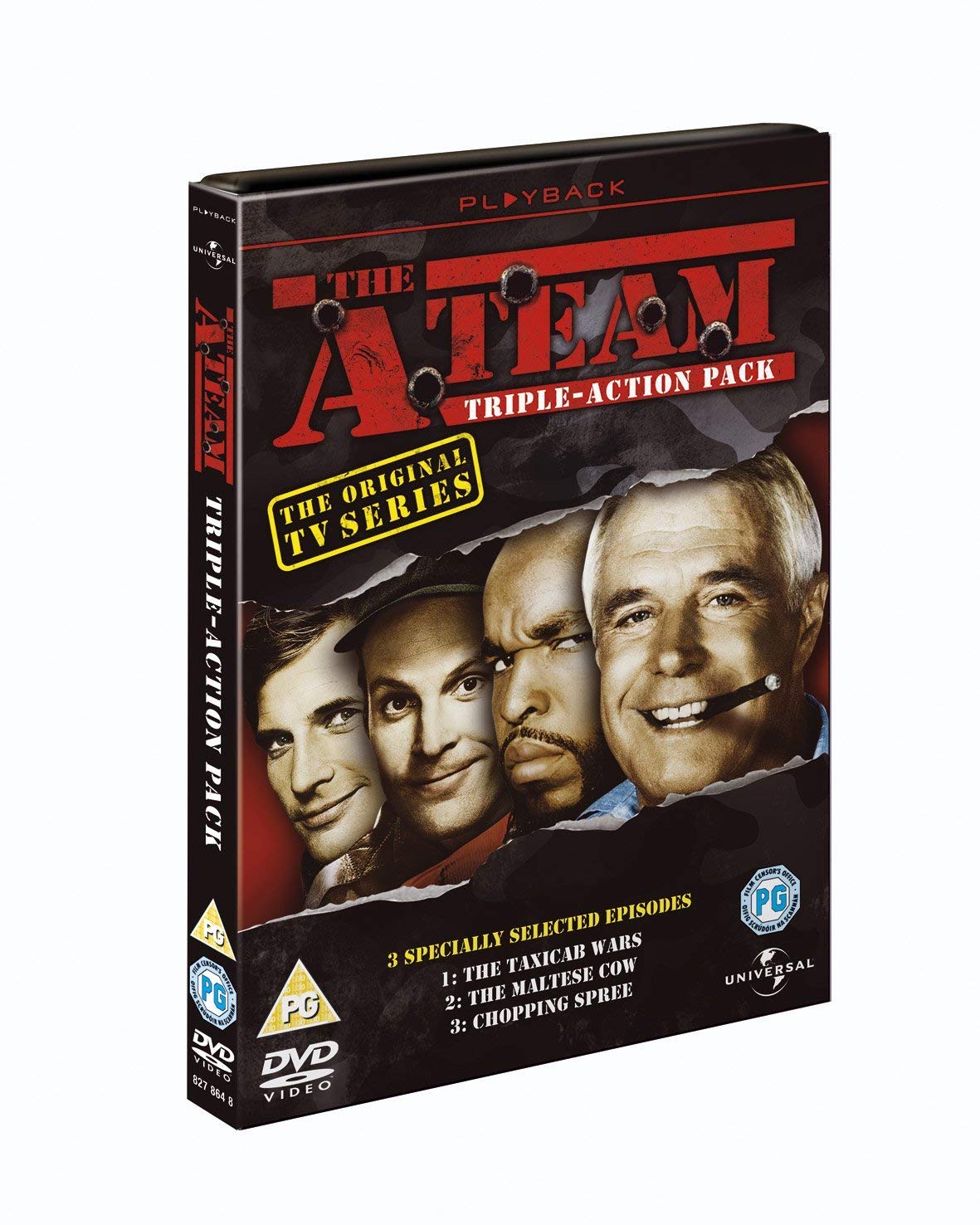 The A-Team: Triple Action Pack [DVD]: Amazon.co.uk: George Peppard, Mr ...