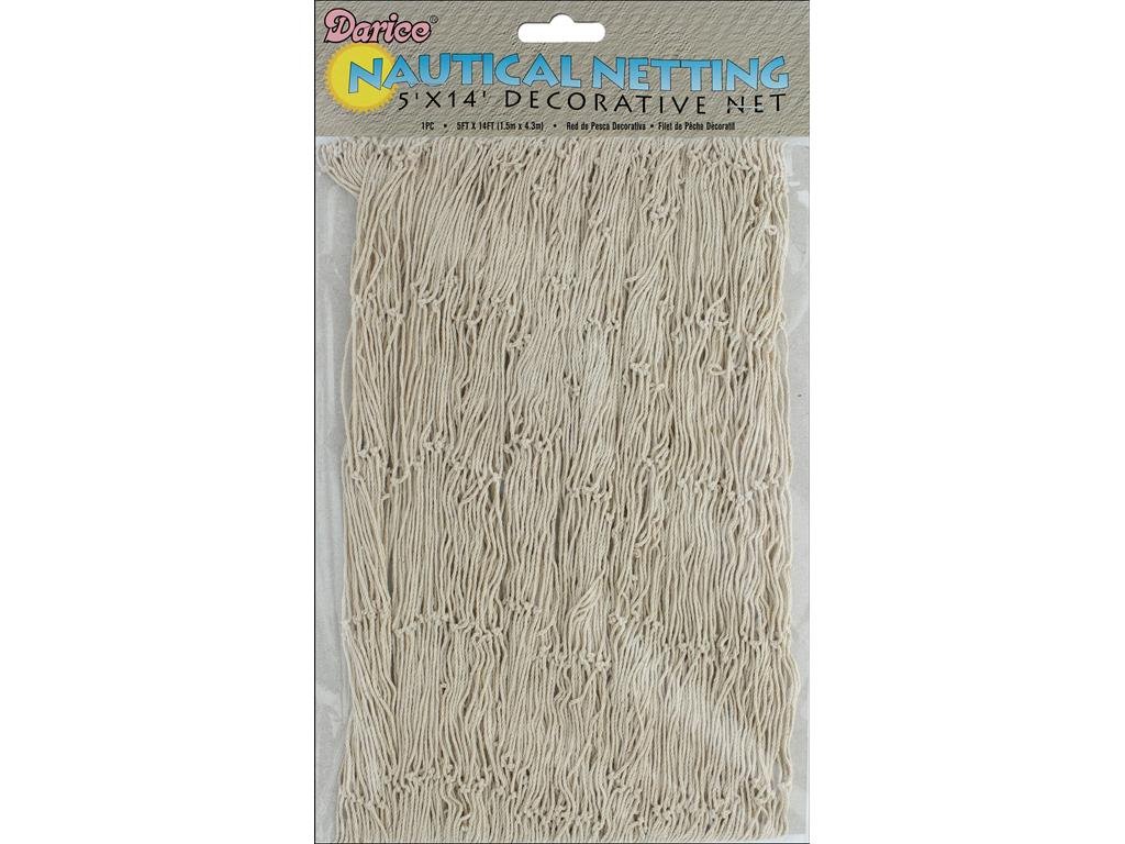 Amazon.com: Darice Nautical Netting 5'x14', Ivory/Cream : Patio, Lawn ...
