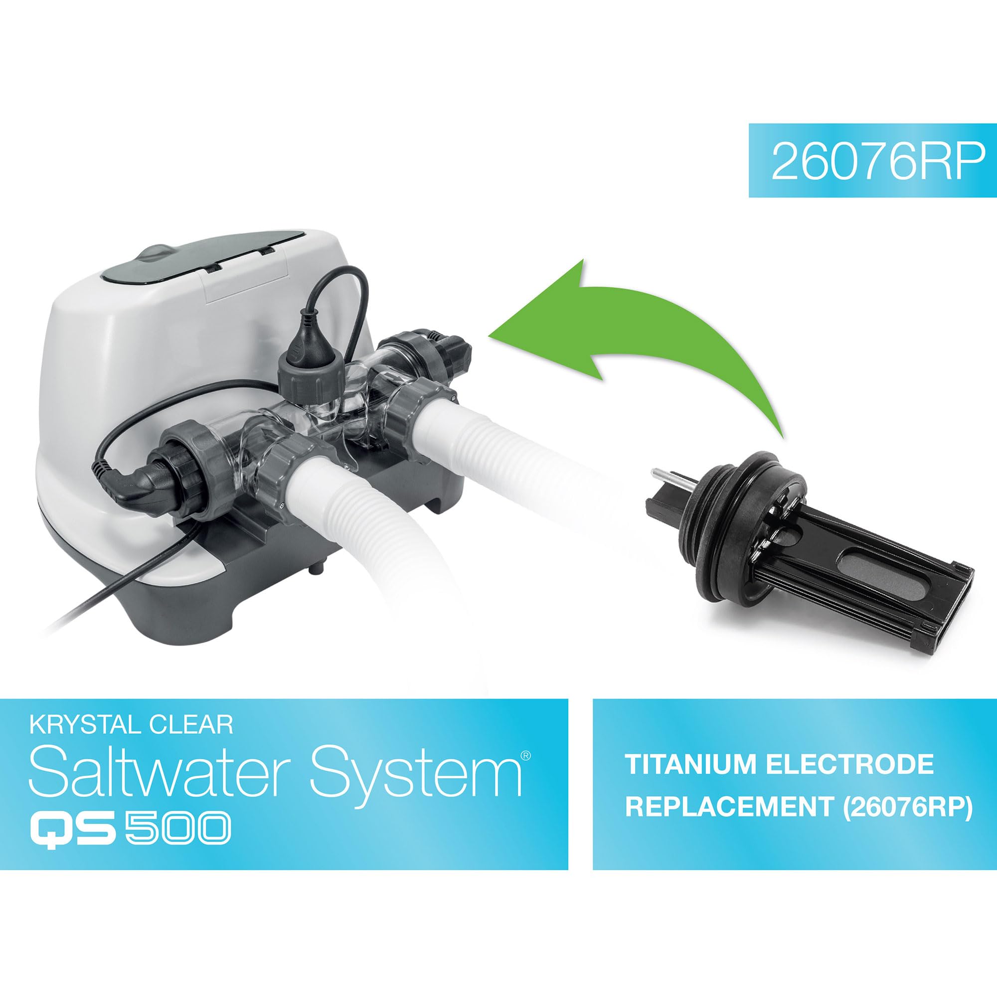 Snapklik.com : Intex Replacement Part 11899 Titanium Electrode For ...