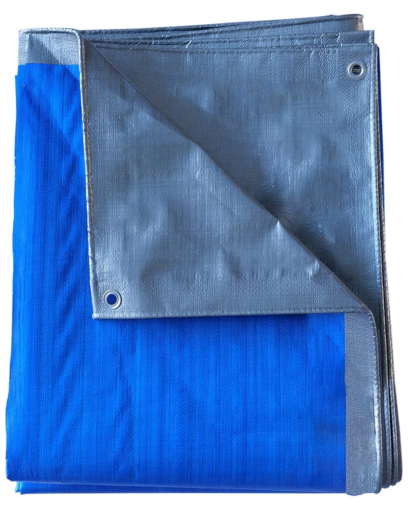 Buy AgriRich 12ft x 6ft Tarpaulin Sheet Waterproof Tirpal Tadpatri ...