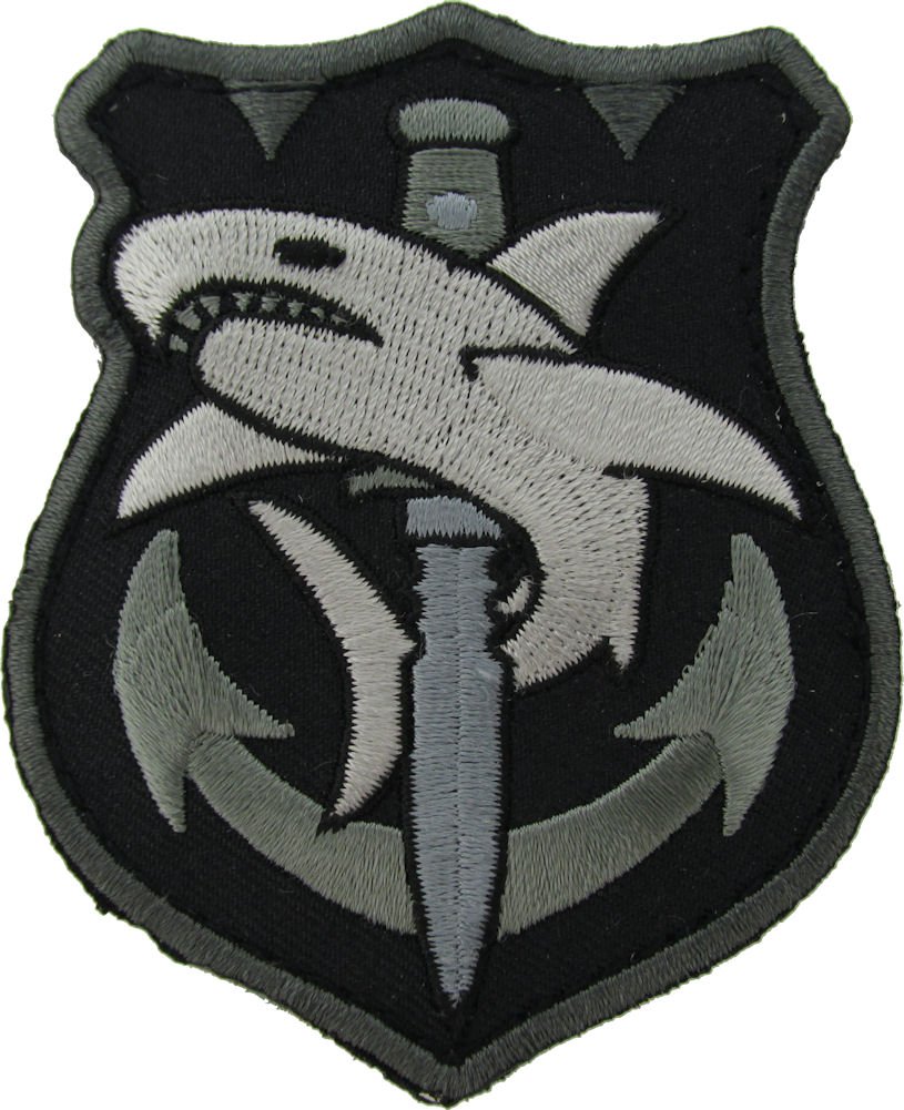 Amazon.com: Tac Shark Morale Patch (SWAT (Black)) : Clothing, Shoes ...