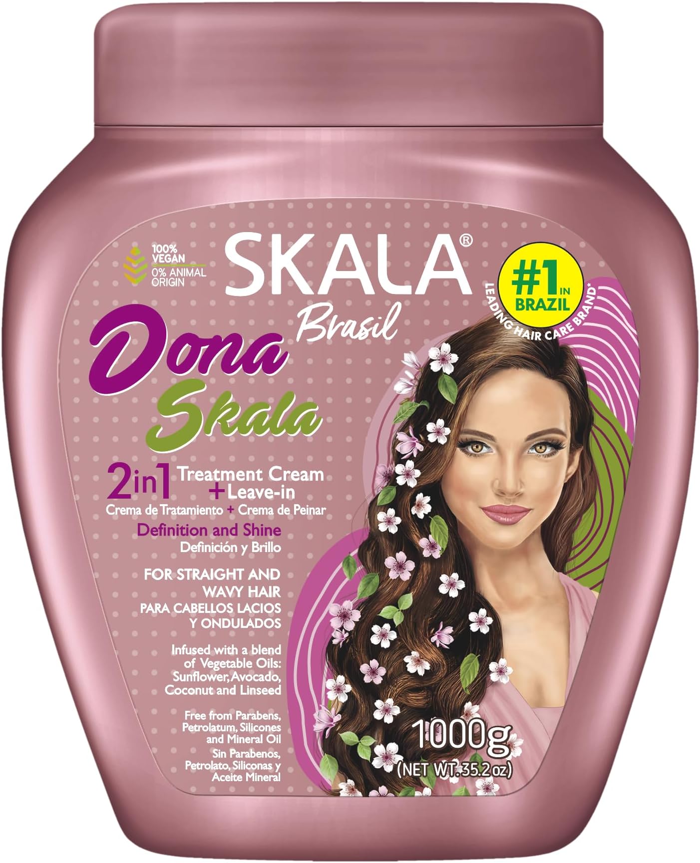 Amazon.com : SKALA - Brasil - Creme de Tratamento 2 em 1 Maracuja e ...