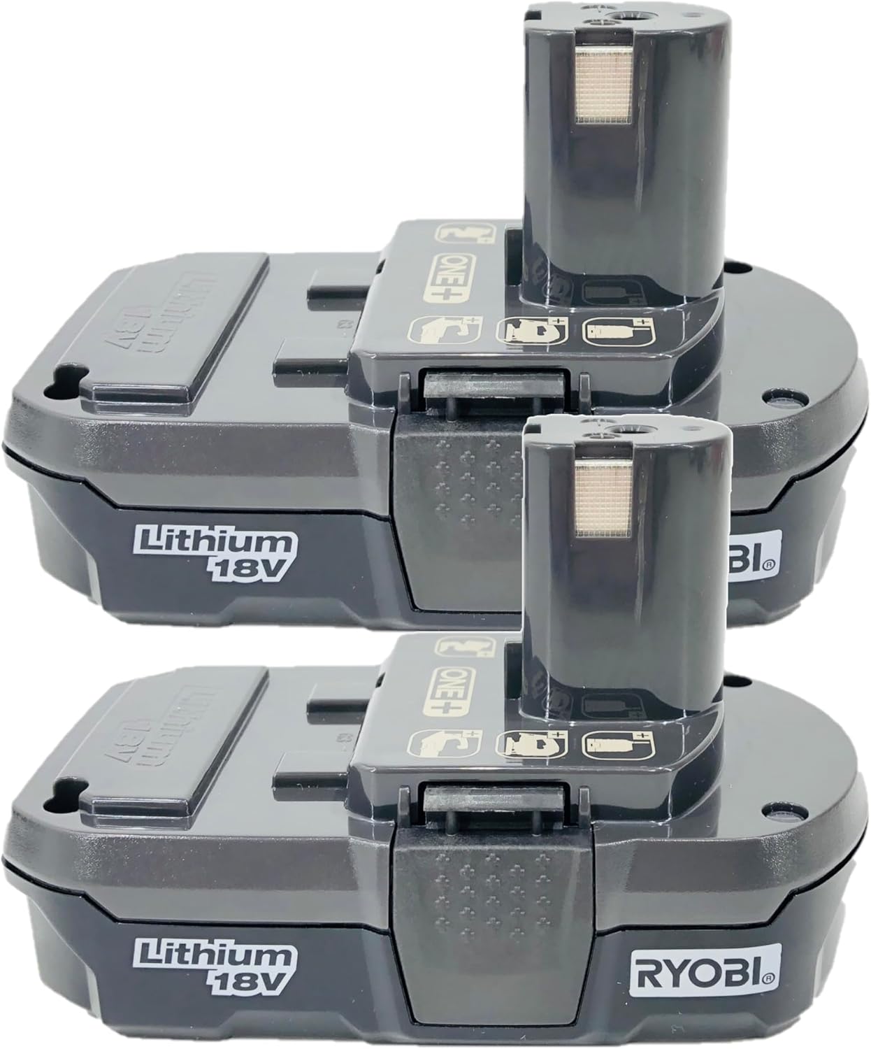 Amazon.com: Ryobi 18-Volt ONE+ Lithium-Ion Compact Battery Pack 1.3Ah ...
