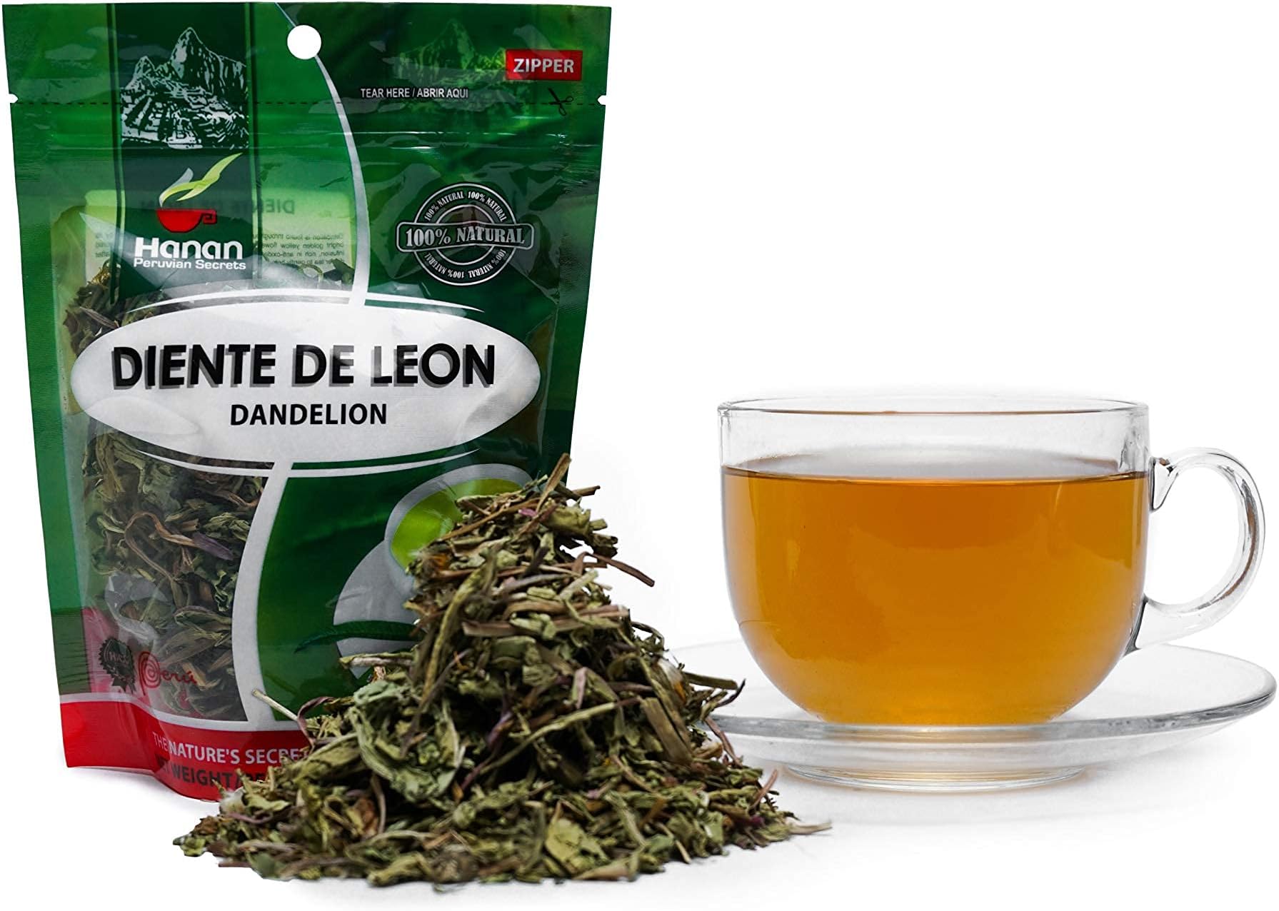 Amazon.com : Diente de Leon Herbal Tea 4 oz-113g Dandelion Leaf & Root ...