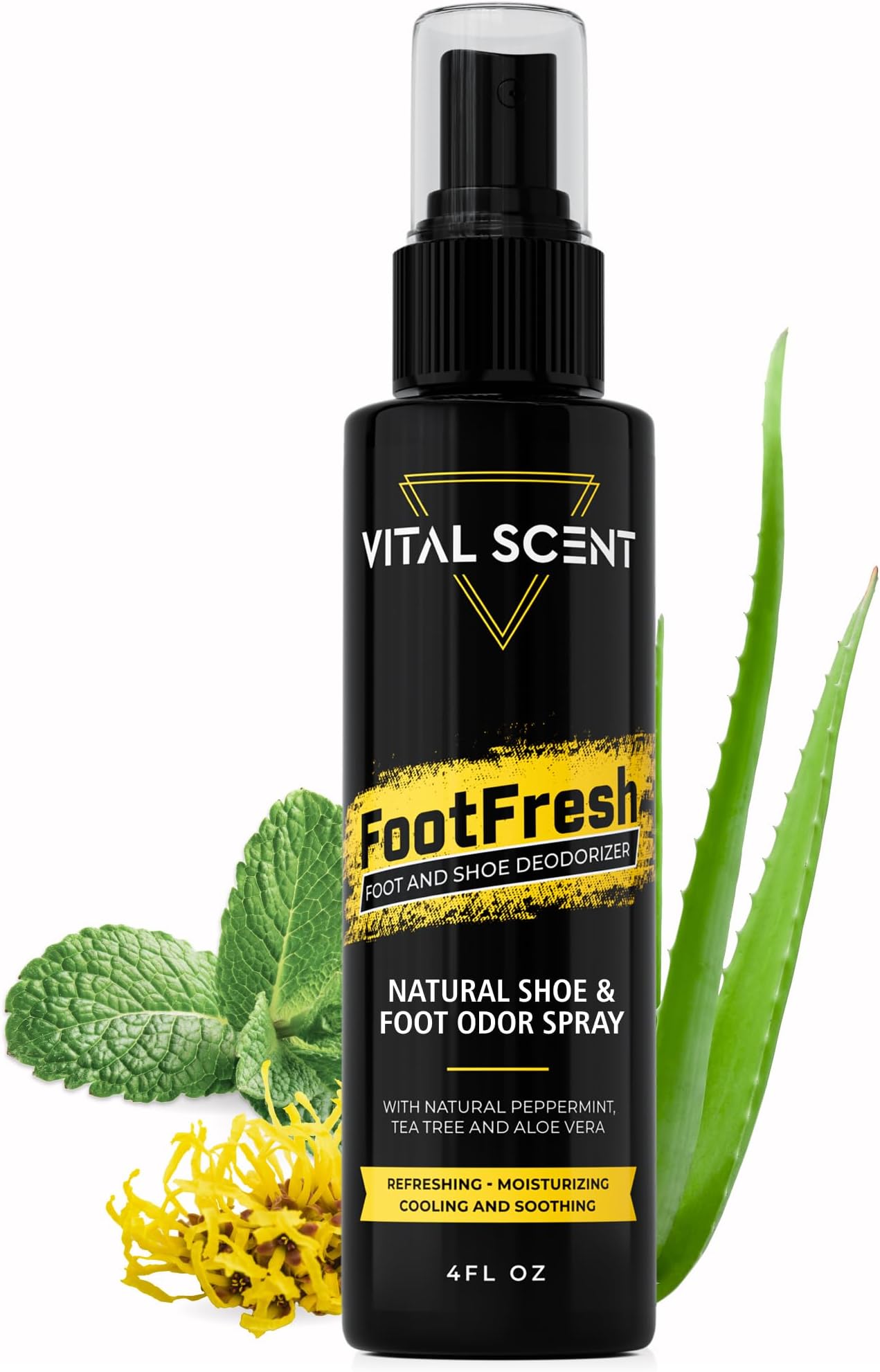 Amazon.com : Industrial Heavy Duty Foot Odor Spray for Shoes and Feet ...