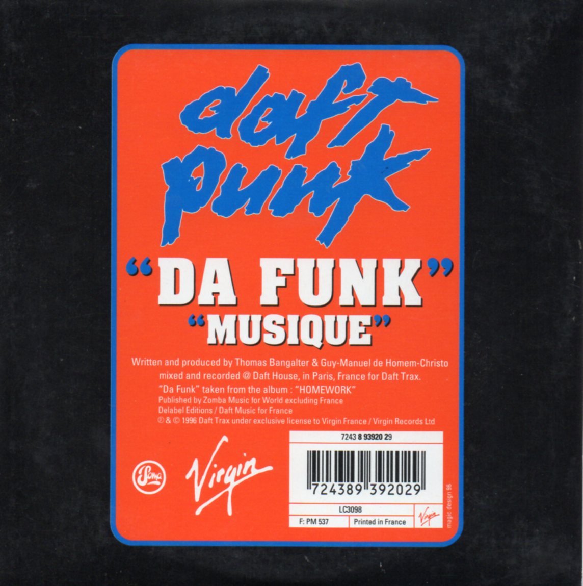 Da Funk : Daft Punk: Amazon.fr: CD et Vinyles}