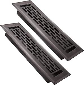 SANYCASA 2 Pack Floor Register 2x10 Inches Heavy Duty Walkable Steel ...