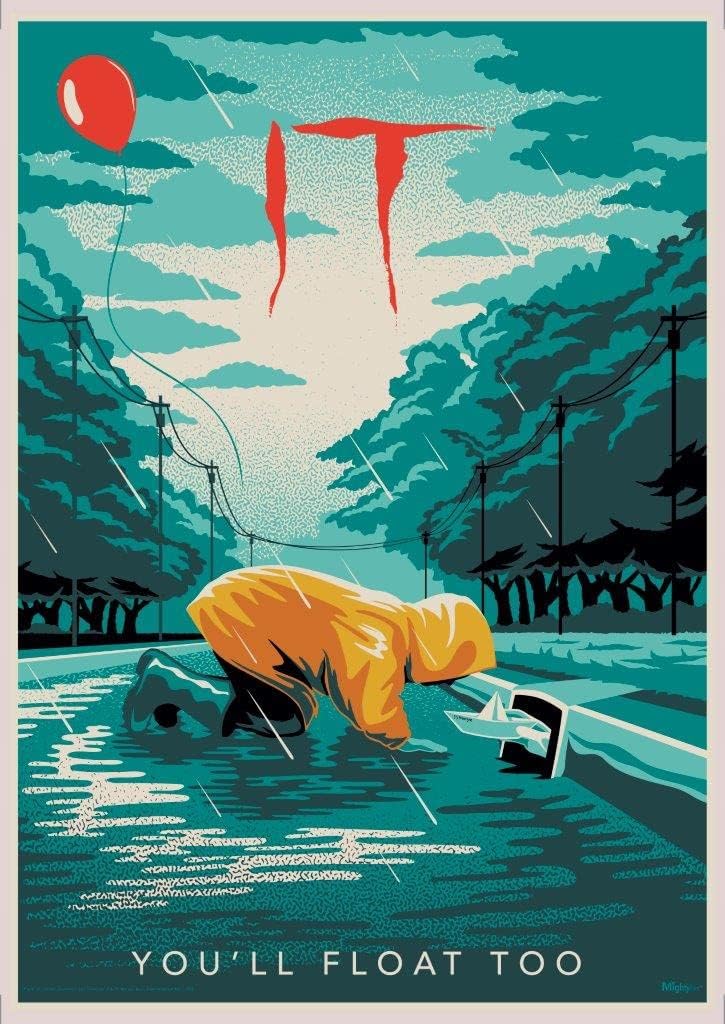 Amazon.com: MIGHTYPRINT IT - You'll Float Too Vintage Art - Durable 17 ...