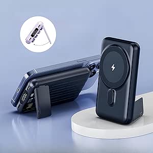 Amazon.com: RCHL for Magsafe Portable Charger, 10,000mAh Magnetic Power Bank Built in 4 Cables ...