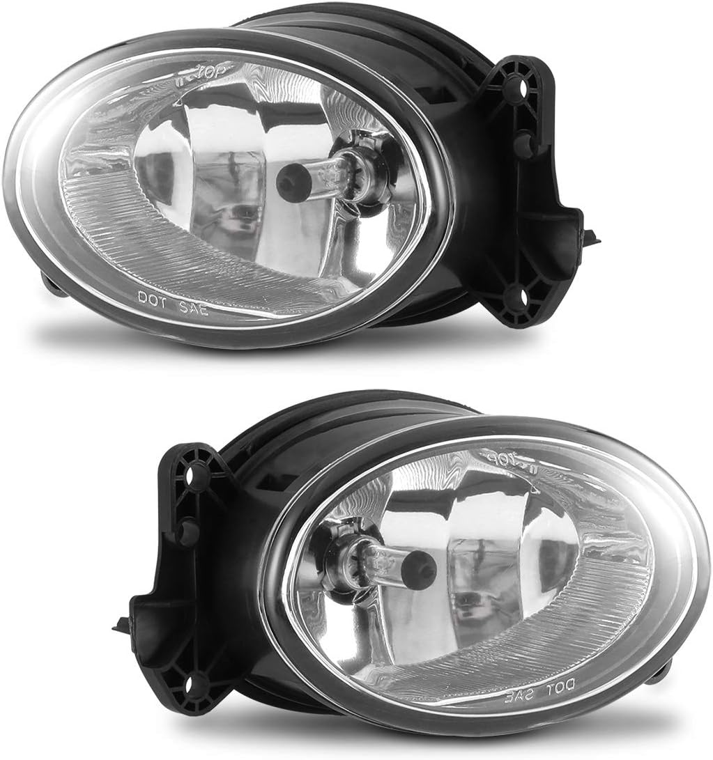 Amazon.com: UFRAME Clear Lens Fog Light Lamps Compatible with Mercedez ...