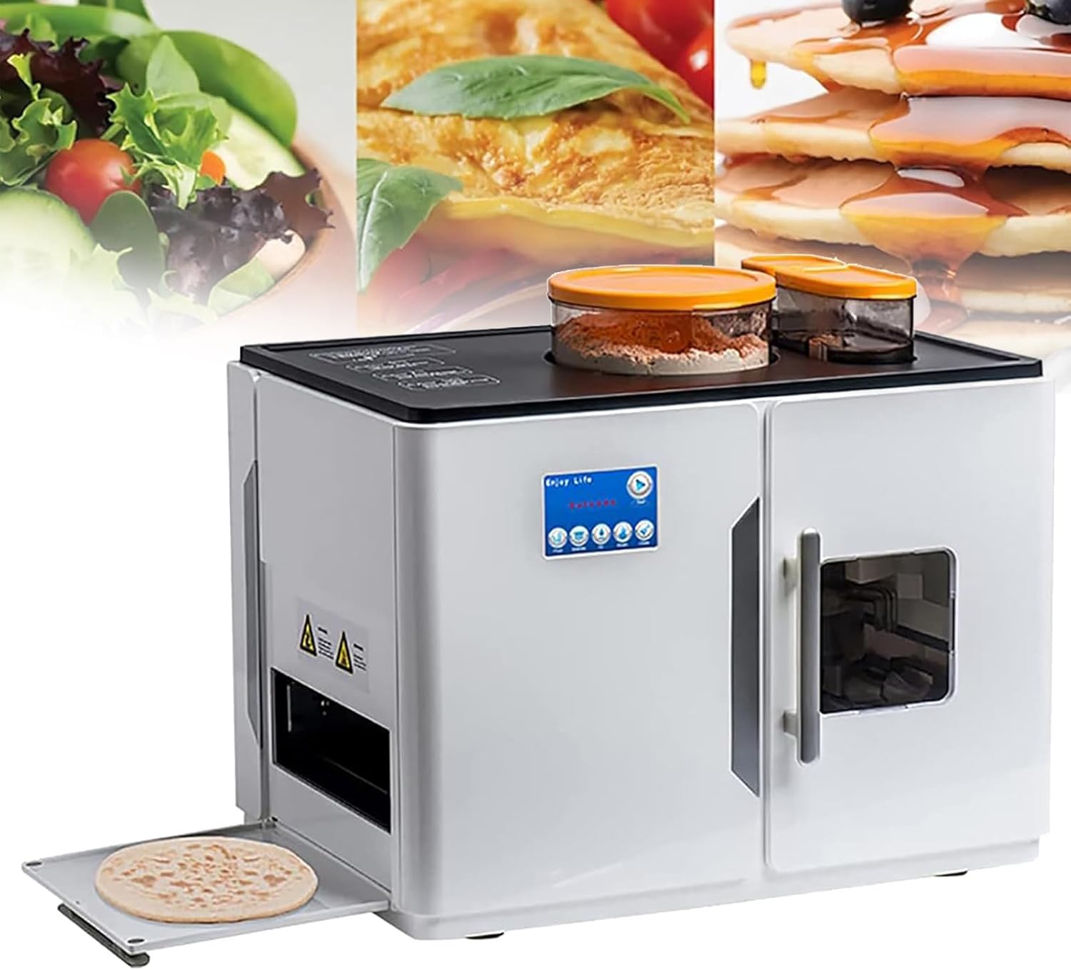 Amazon.com: ZYLDDS Fully Automatic Roti Maker, Electric Chapati ...