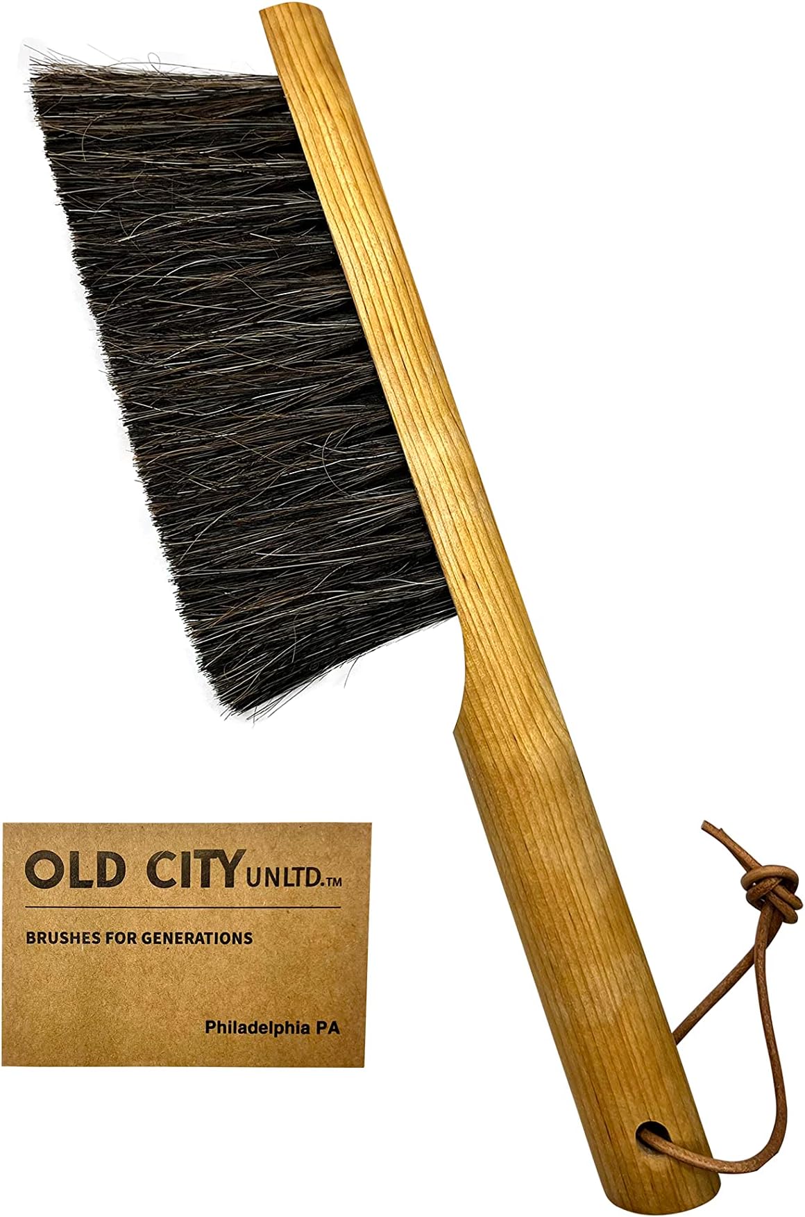 Amazon.com: Hand Broom Brush,Natural Wooden Handle Soft Bristles ...