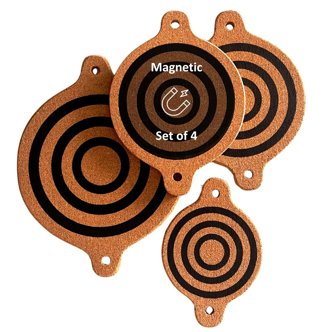 Amazon.com: Magnet Cork Trivet, Multipack Set of 4 Magnetic Cork ...