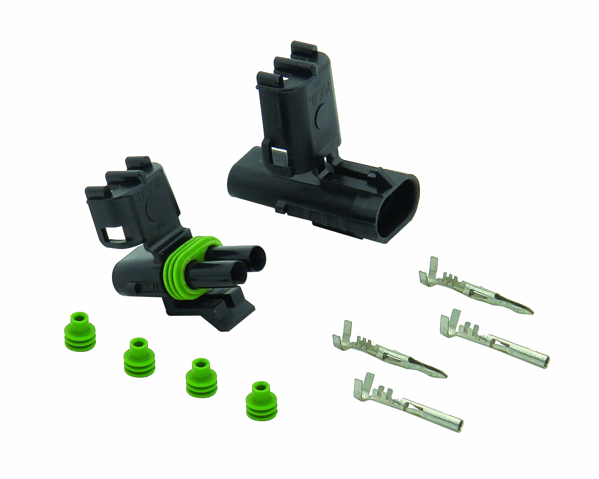 Amazon.com: ACCEL DFI 74812 Weatherproof Electrical 2 Pin Connector ...