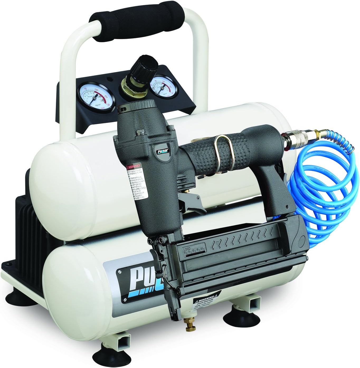 Amazon.com: Pulsar Products PCE6020TKN Twin Tank Air Compressor with ...