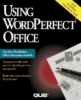 Using Wordperfect Office: 9781565295902: Computer Science Books ...
