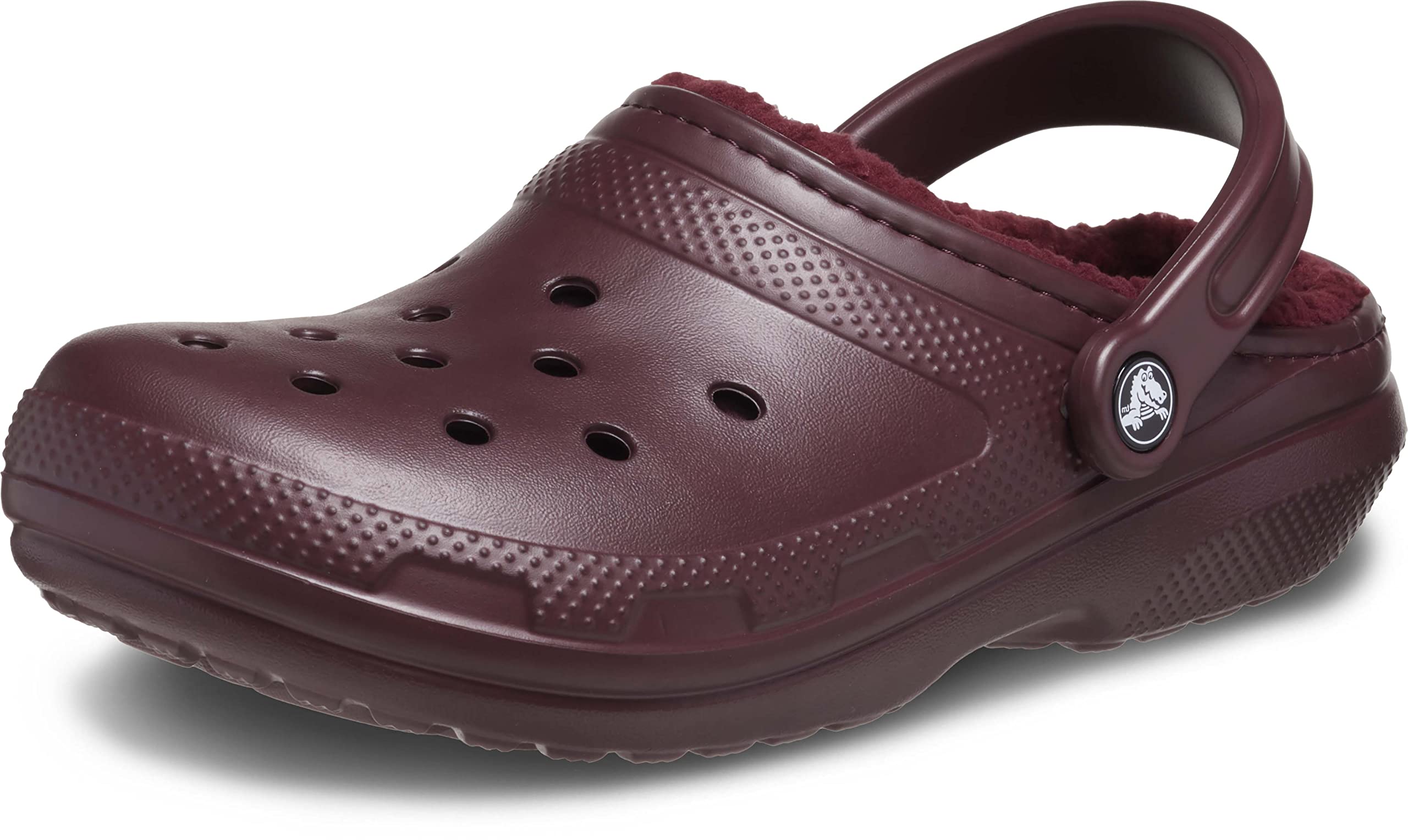 Snapklik.com : Crocs Classic Lined Clog Dark Cherry Mens 3