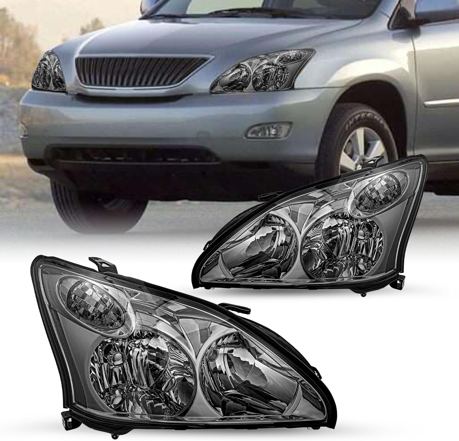 Amazon.com: For Lexus Rx330 Headlight 2004 2005 2006 Driver and ...