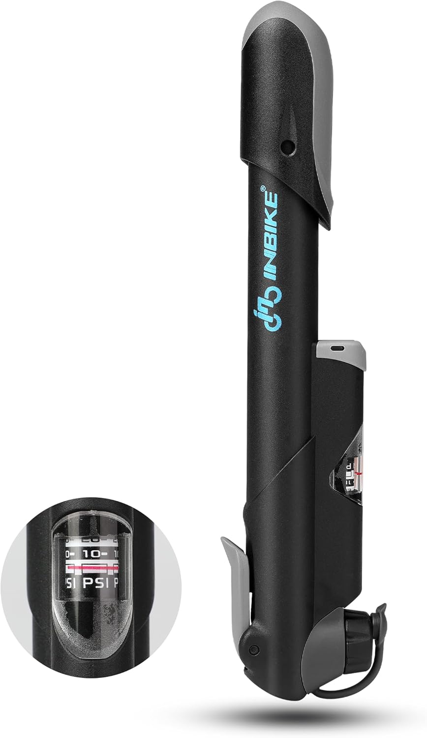 BIARCE Mini Bike Pump Portable Bicycle Pump, Ball Pump Inflator with ...