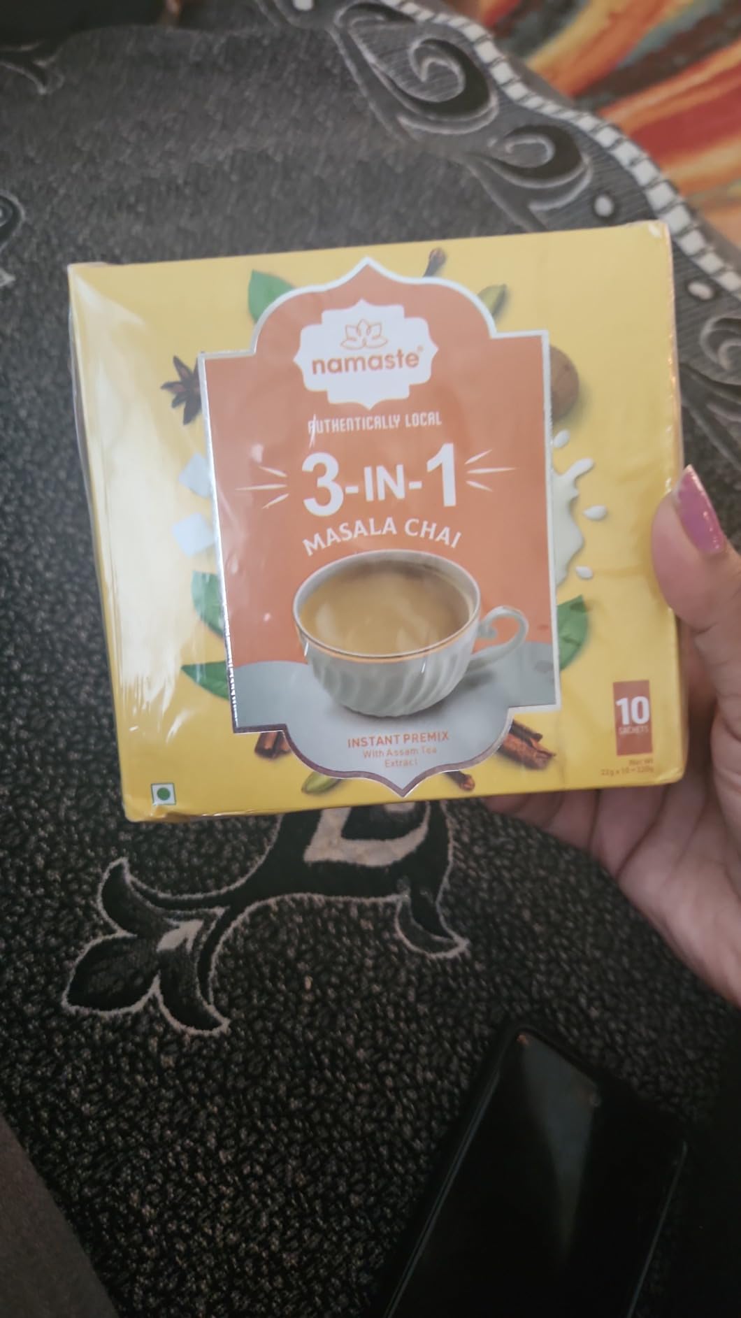 Amazon.com : Namaste Chai Instant Kadak Chai Powder Premix | Assam Tea ...