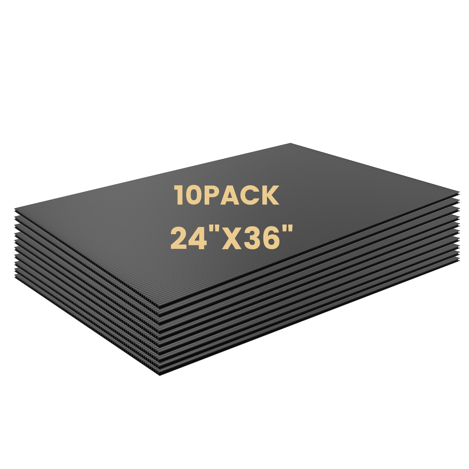 Snapklik.com : 10 Pack Corrugated Plastic Board For Indoor And Outdoor Use