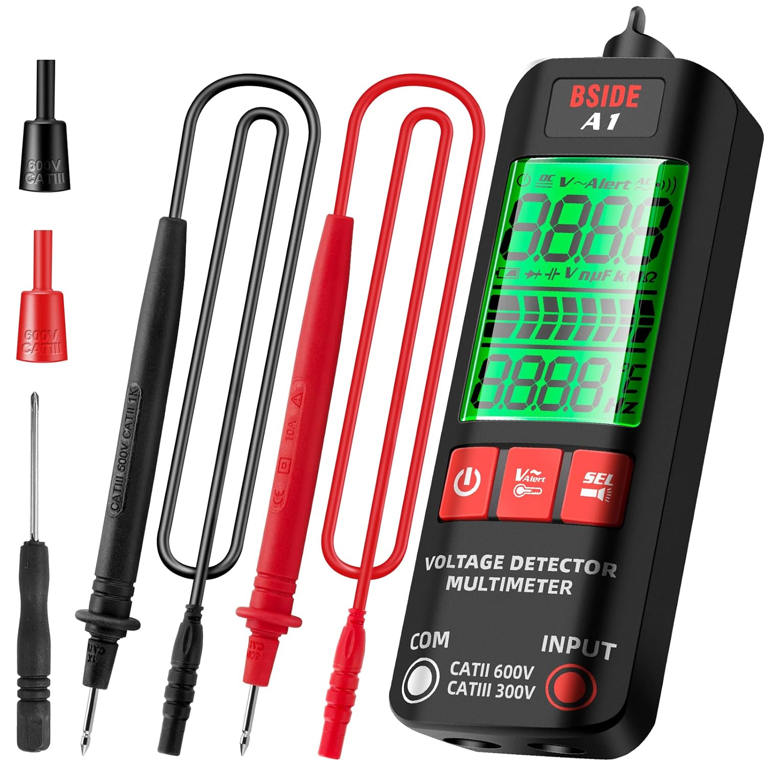 3 in 1 Fully Automatic Anti-Burn Intelligent Digital Multimeter, DC/AC ...