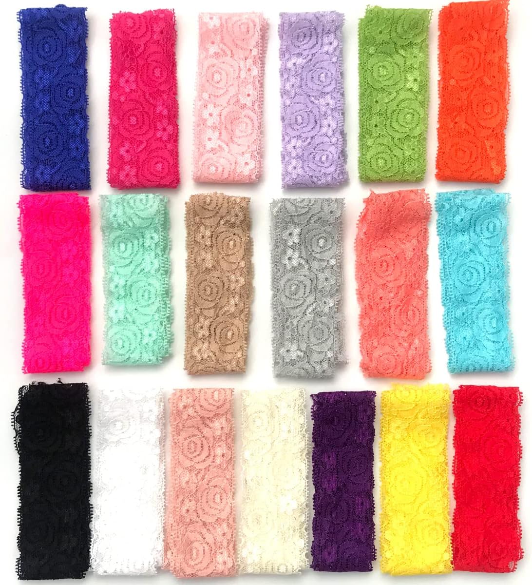 Amazon.com: Swpeet 20 Rolls in Total 200 Yards 2.2cm×10 Yards Colorful ...