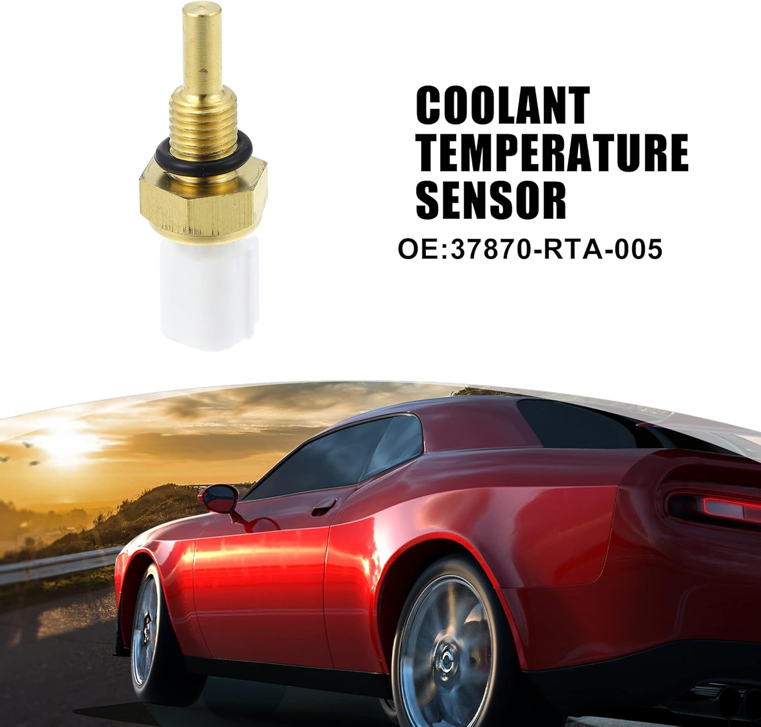X AUTOHAUX 37870-RTA-005 Sensor de temperatura del refrigerante del ...