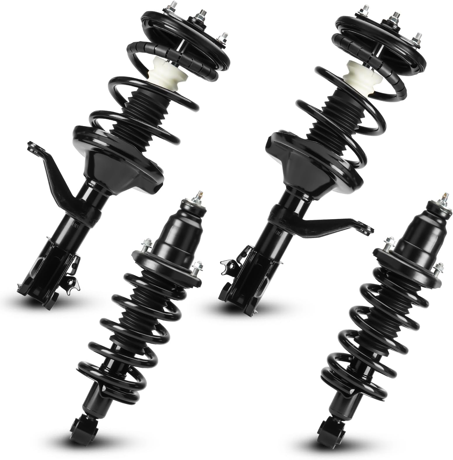 Amazon.com: Front & Rear Left Right Complete Strut Spring Shock ...