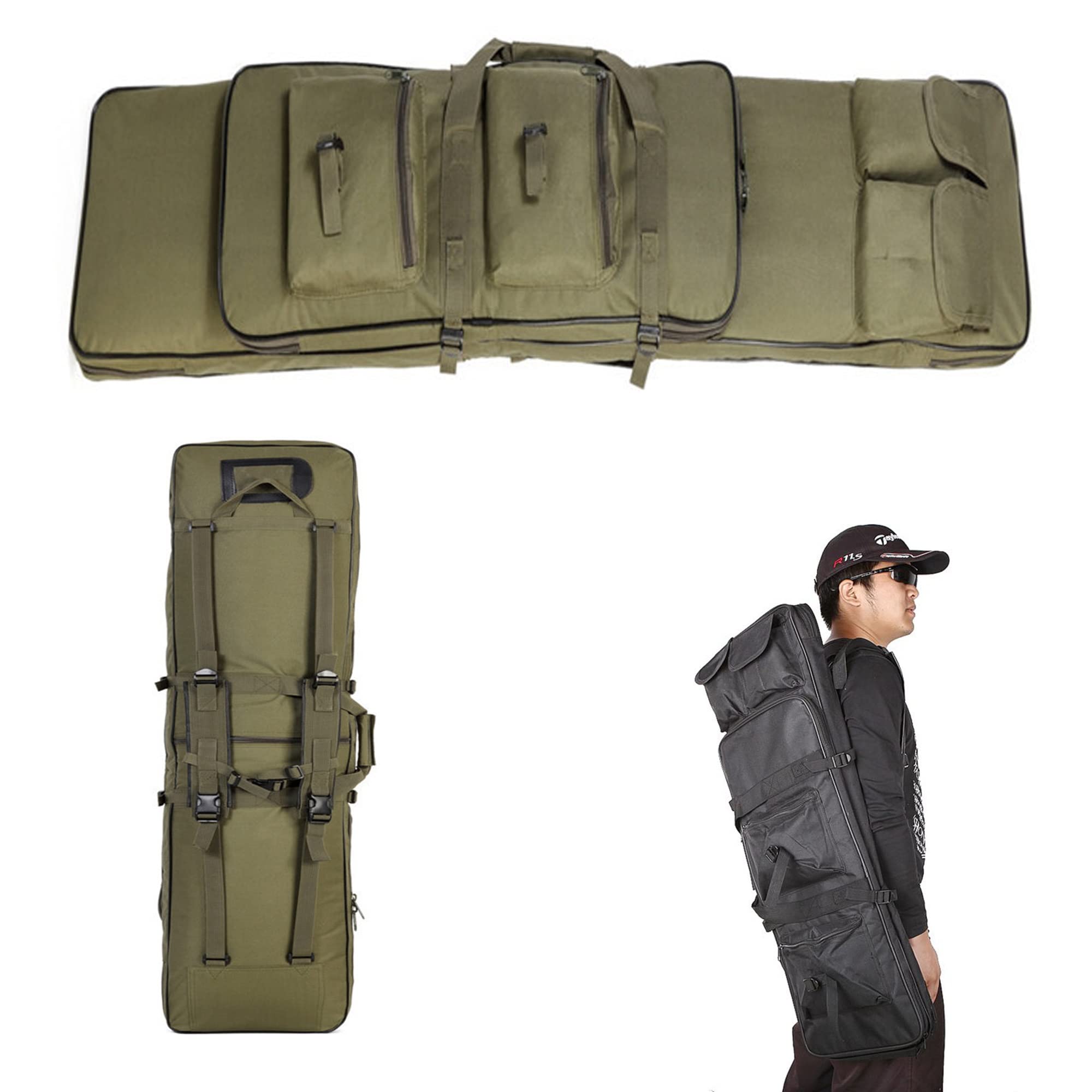 Buy KLZUOPT Cases Long Cases Carbine Bag Bag Double Cases For s Airsoft ...