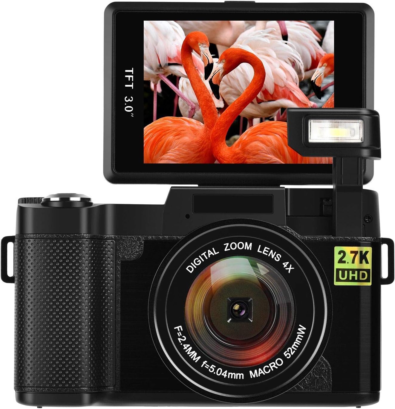 Amazon.com : Digital Camera 24.0 MP Vlogging Camera 2.7K Ultra HD 3.0 ...