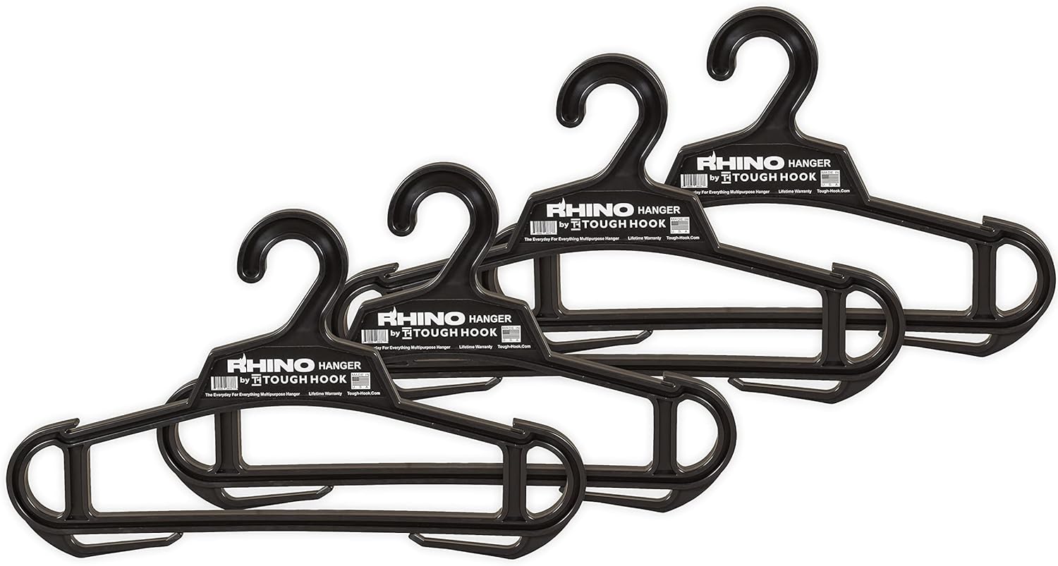 Amazon.com: Rhino Hanger | MAX Pack 4 | 2 Black & 2 Midnight | The ...