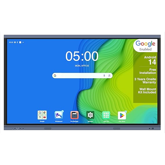 BIG VUE Pro 75 Inch Android 14 Smart Interactive Flat Panel