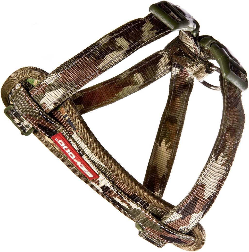 EzyDog Chest Plate Harness – Dog Vest Harness, Green Camouflage, Medium – BigaMart